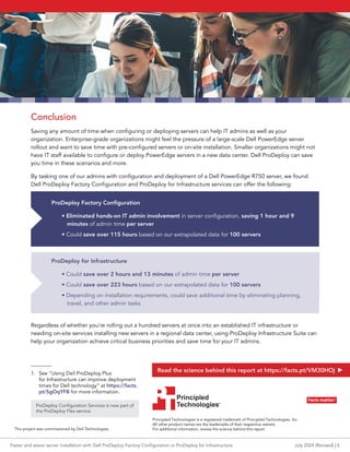 Faster and easier server installation with Dell ProDeploy Factory ...