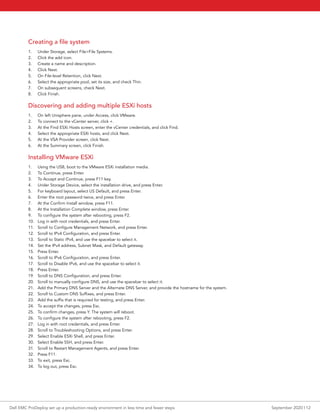 Dell EMC™ ProDeploy set up a production-ready environment in less time ...