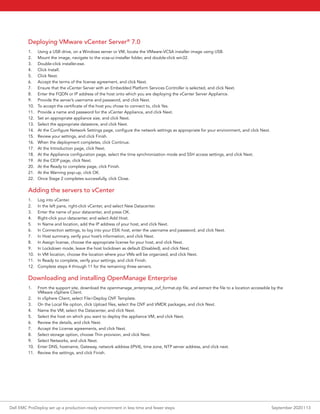 Dell EMC™ ProDeploy set up a production-ready environment in less time ...