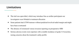 JOURNAL CLUB DISCUSSION ON PRODIGE 23 TRIAL.pptx | Cancer | Diseases ...