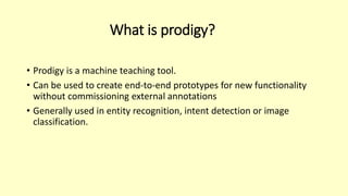 Prodigy Overview | PPTX