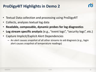 Remote Log Analytics Using DDS, ELK, and RxJS | PDF