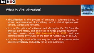 Virtualization vs. Cloud Computing: What's the Difference? | PPTX