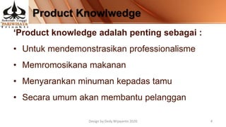 Prod knowledge part 1 | PPTX | Food & Drink