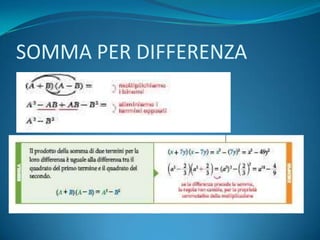 Prodotti notevoli | PPTX
