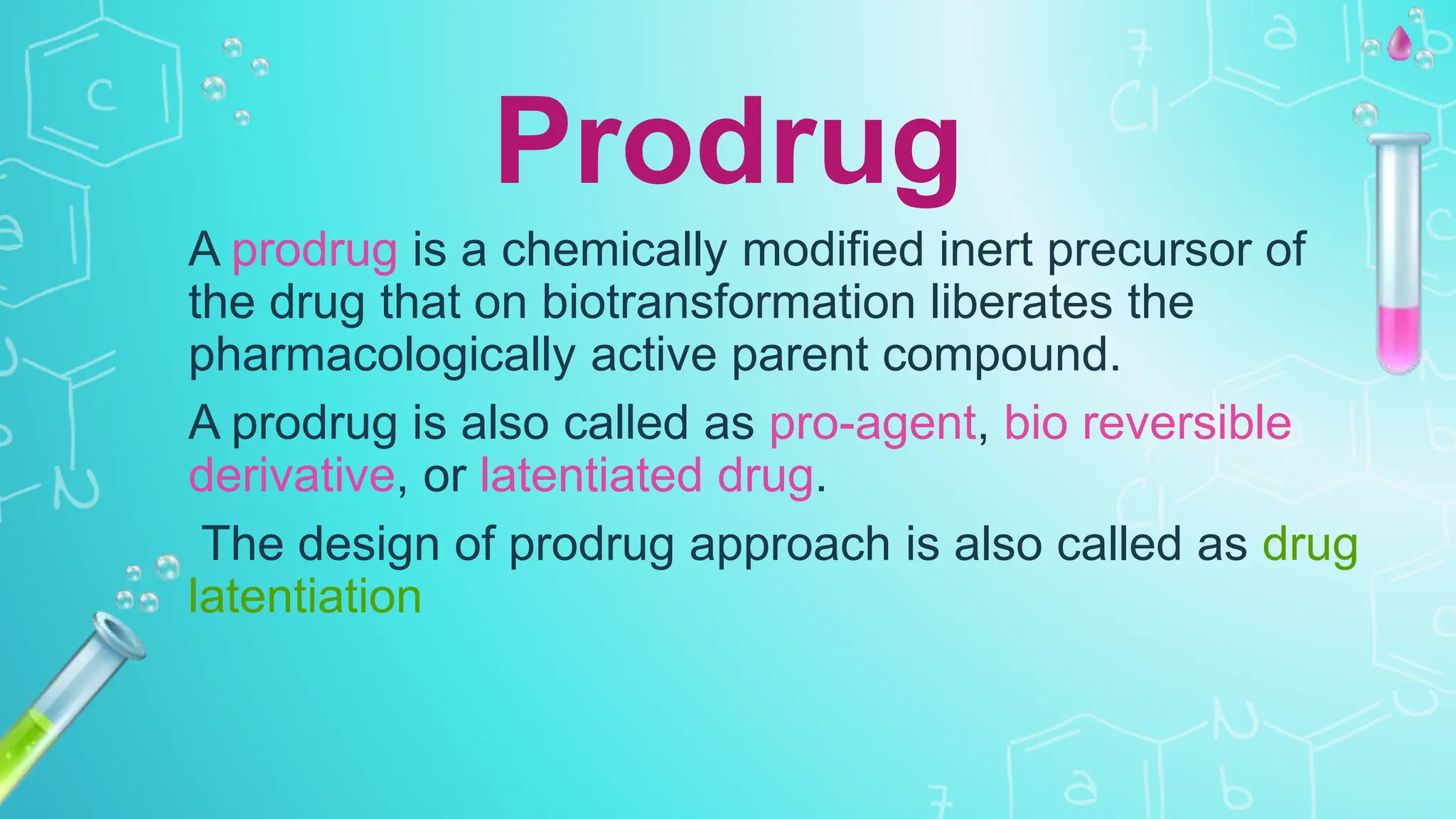 Prodrug basic concepts and application of Prodrug Design.pptx
