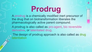 Prodrug basic concepts and application of Prodrug Design.pptx