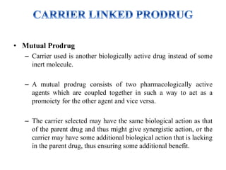Prodrug as drug career | PPT
