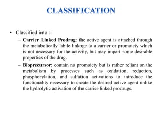 Prodrug as drug career | PPT