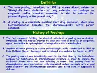 Prodrug concept | PDF