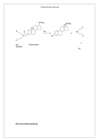 Prodrug design approach | DOC | Pharmaceutical Drugs | Medical Health
