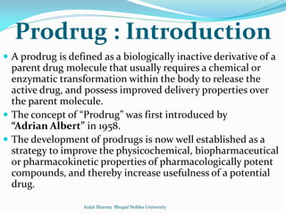 Prodrug new | PPT | Free Download