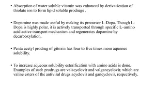Prodrugs - concept & Applications | PPTX