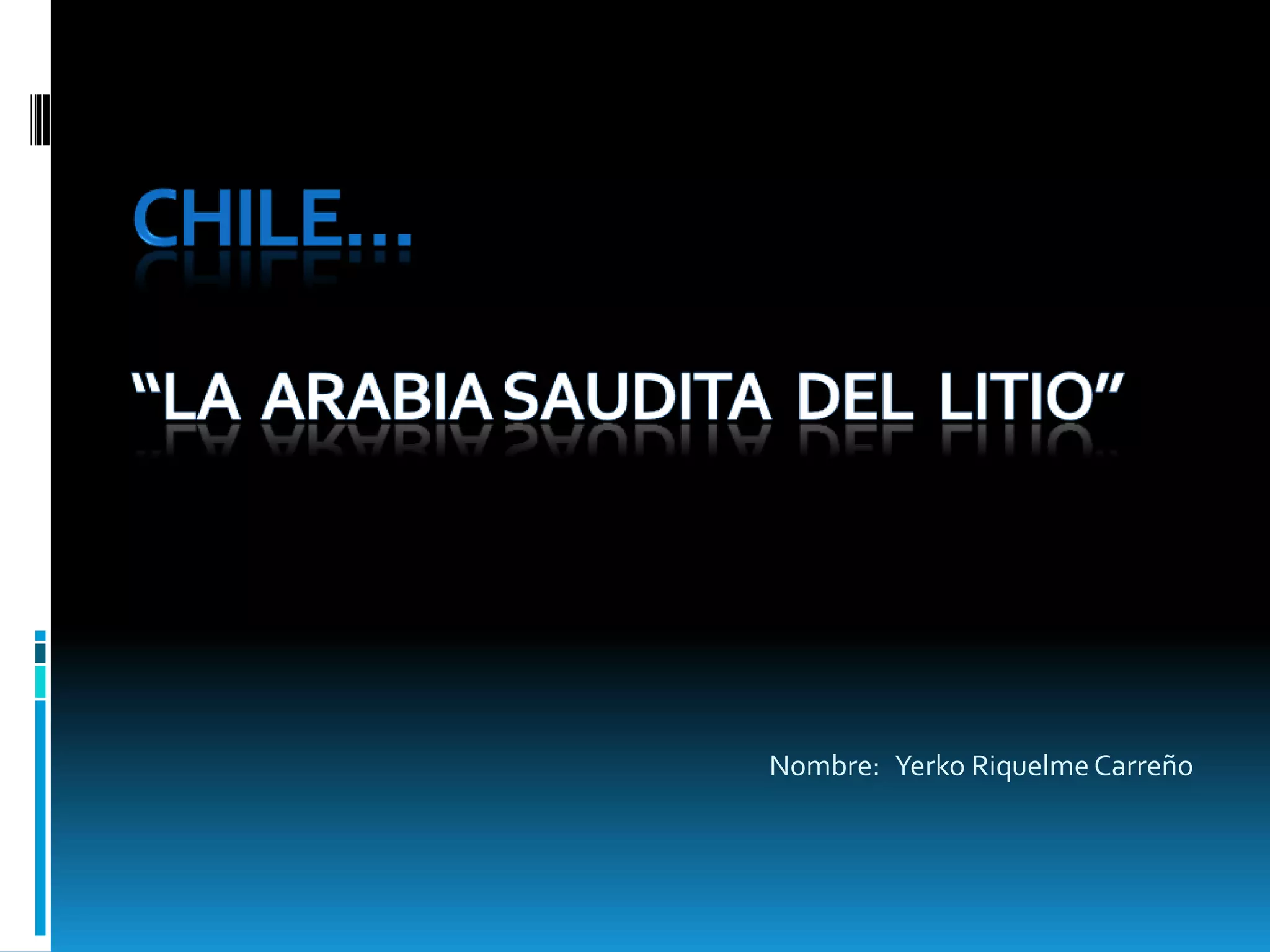Litio En Chile | PPT