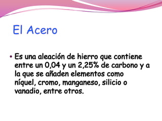 ProduccióN De Acero.. | PPTX
