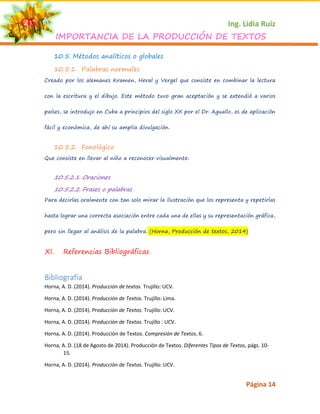 Producción de textos | PDF