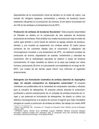 Produccion de enzima amilasa microbiana m (2) | DOC
