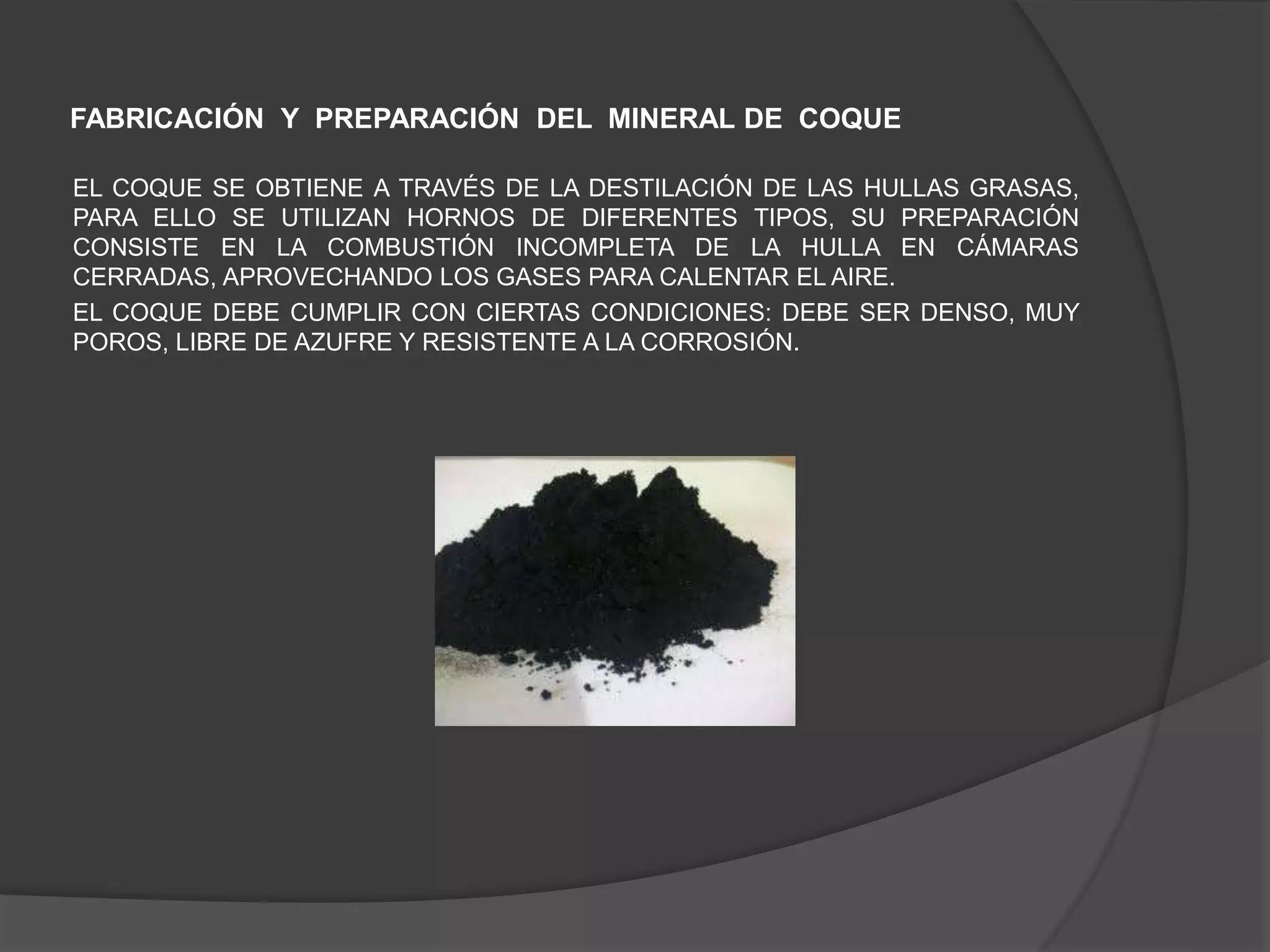 Produccion del arrabio | PPTX