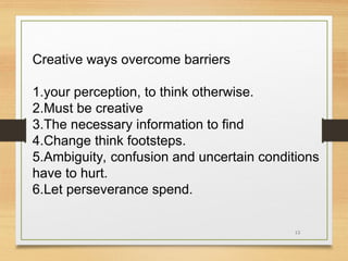 PRODUCE CREATIVE WORK in fashion design LECTURE 3.ppt