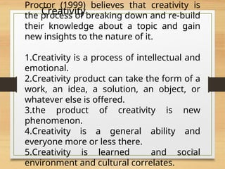 PRODUCE CREATIVE WORK in fashion design LECTURE 3.ppt