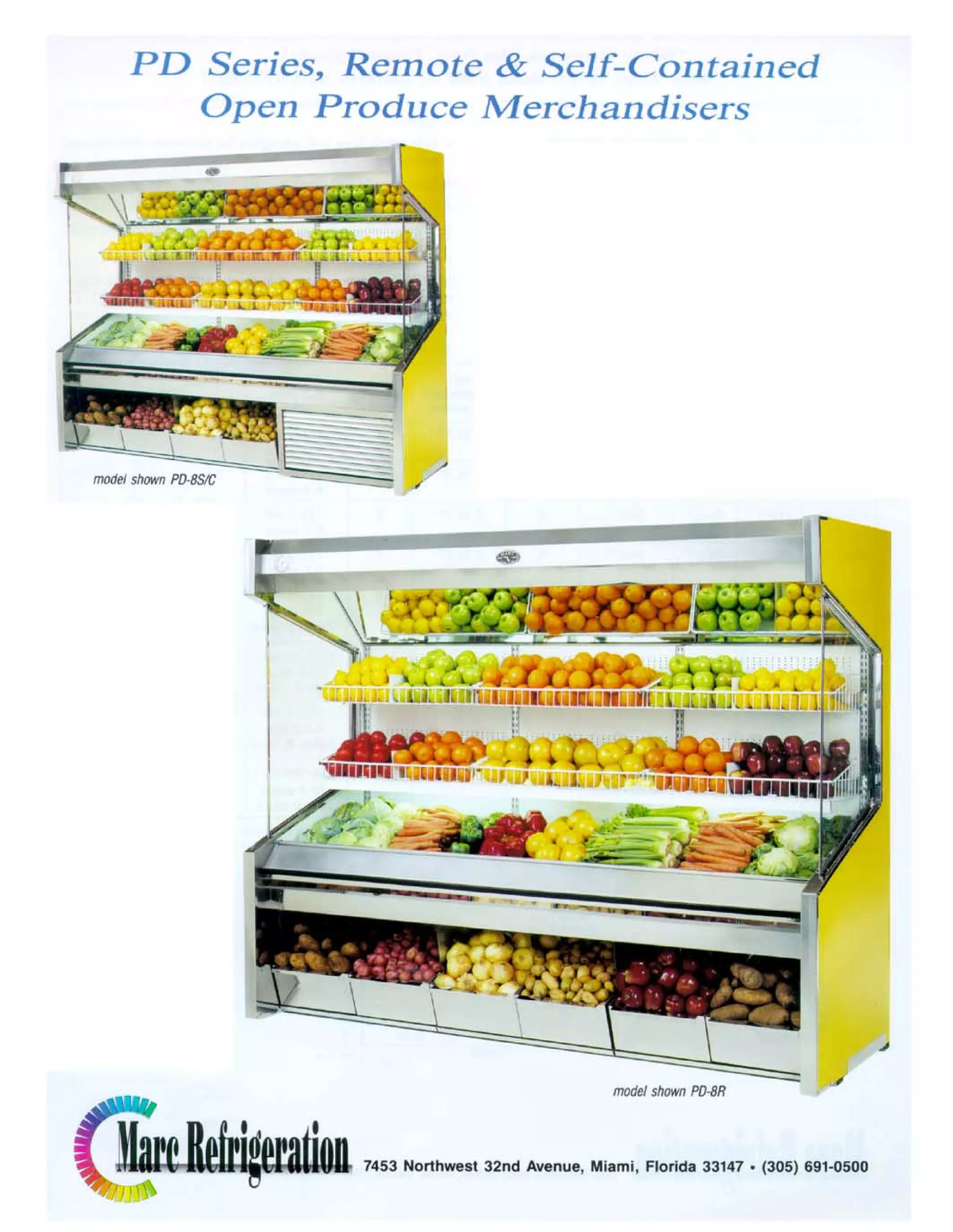 Self Contained Produce Display Case by Marc Refrigeration | PDF