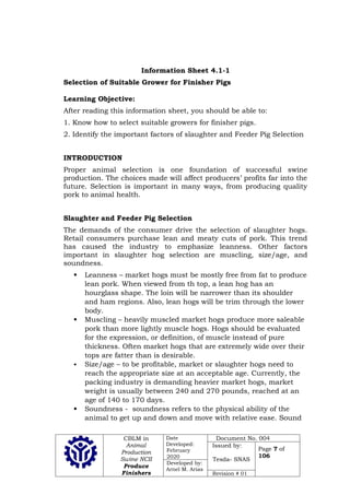 Copetency based learning materials PRODUCE FINISHERS-FINAL | DOCX