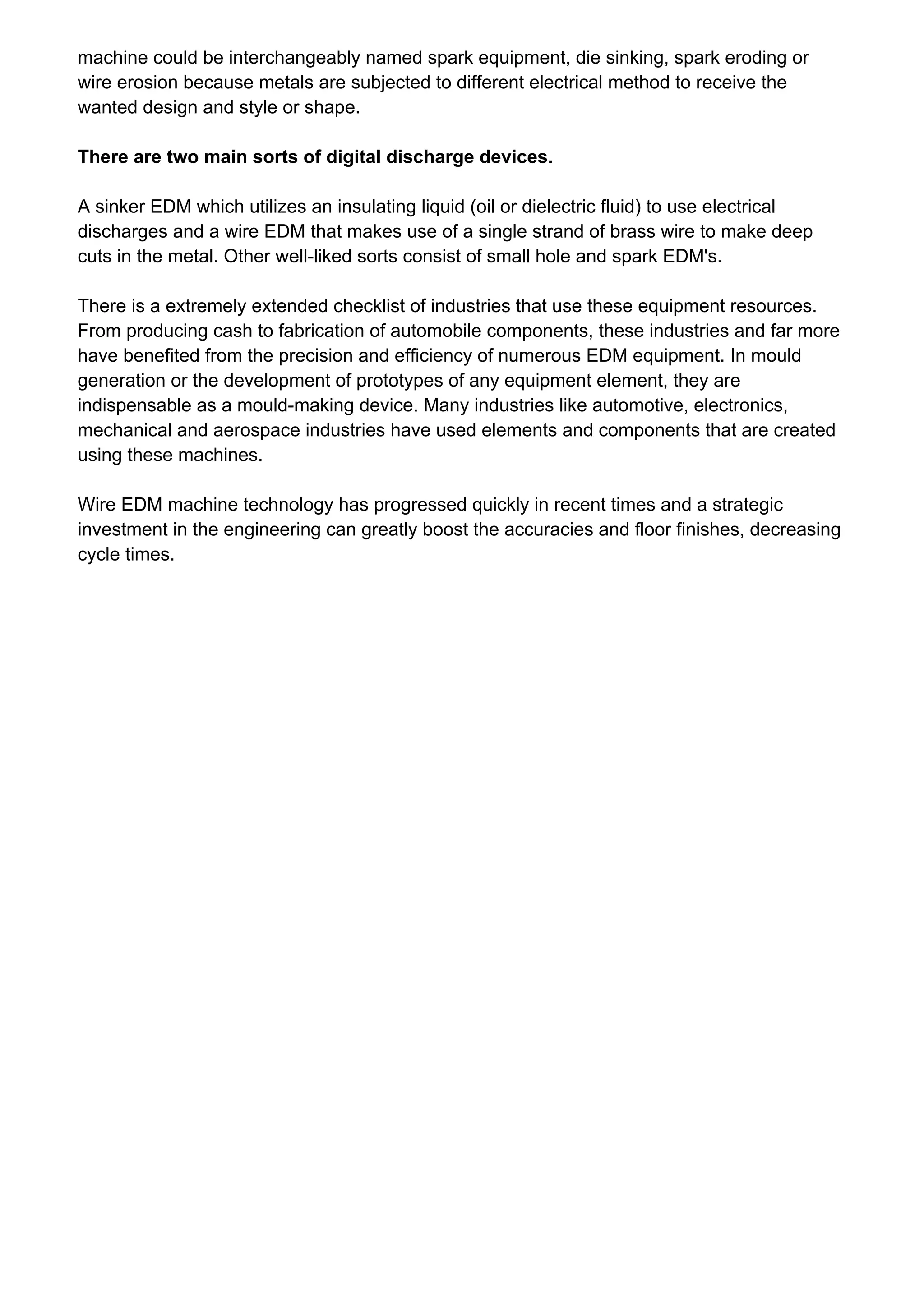 Wire EDM Costs | PDF