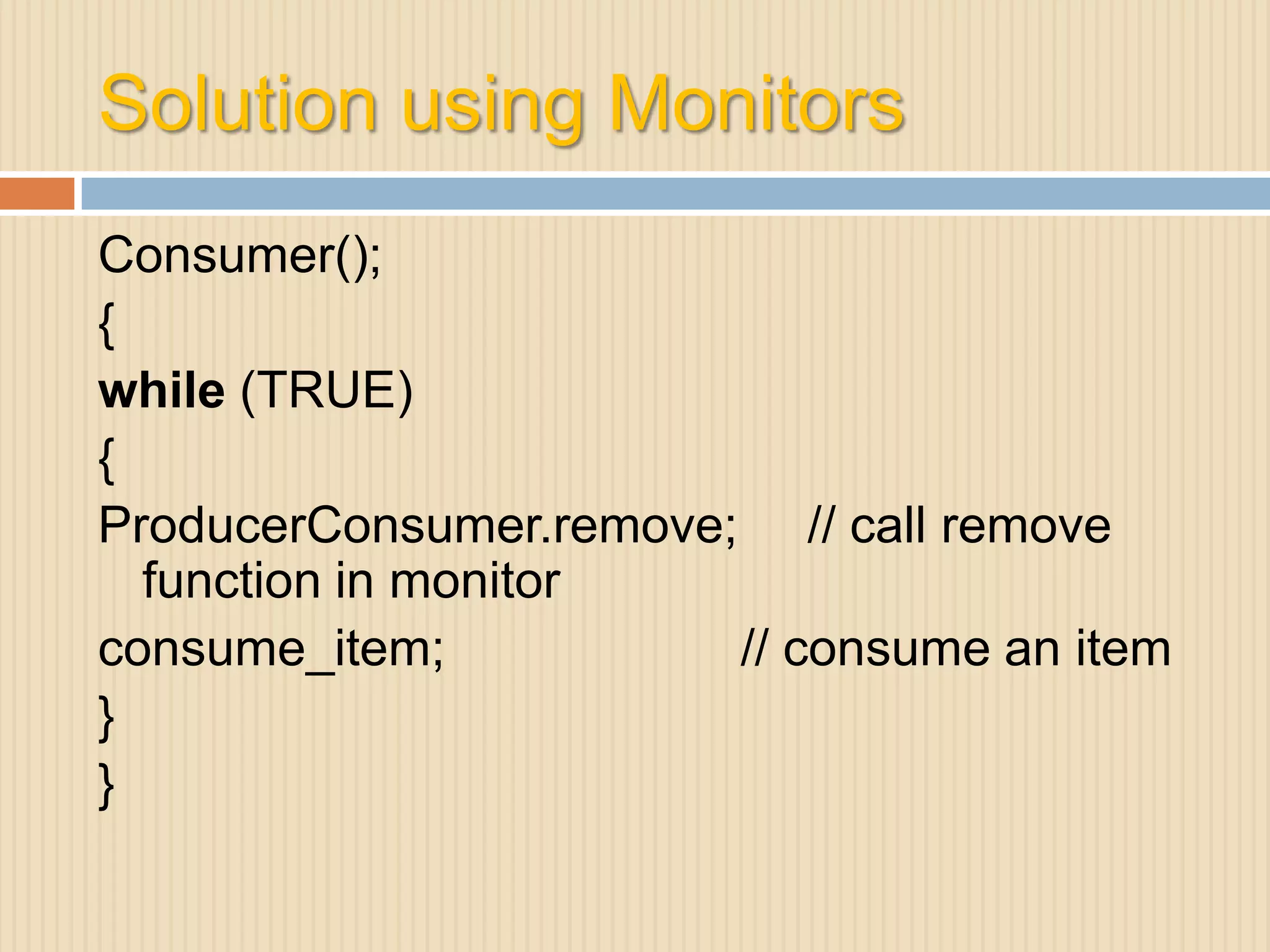 Producer consumer | PPTX