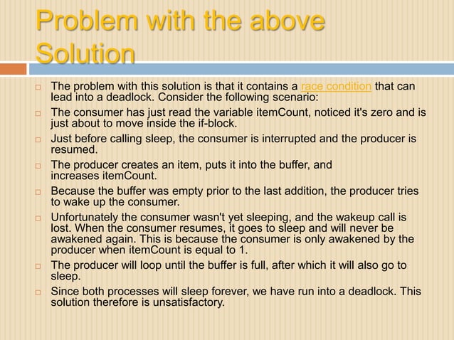 Producer consumer | PPTX