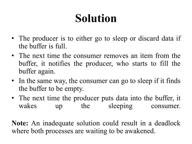 Producer-Consumer problem.pptx practices | PPTX