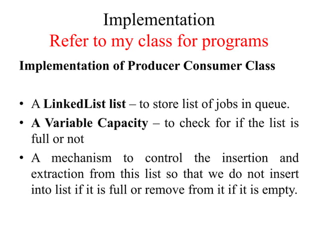 Producer Consumer Problempptx Practices Ppt