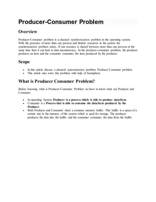Producer consumer.docx