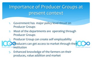 Farmer Producer Organization - Basic Concepts | PPTX