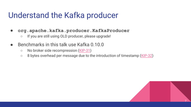 Producer Performance Tuning for Apache Kafka | PPT