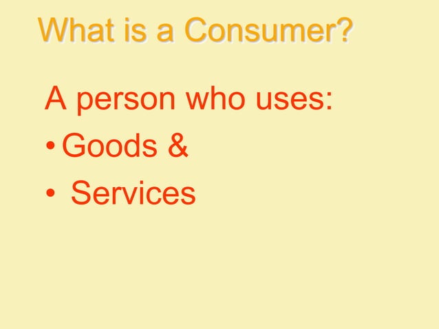 Producers and Consumers | PPTX