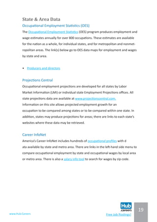 Occupational Outlook: Producers and Directors | PDF