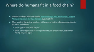 Producers Consumers and Decomposers | PPTX