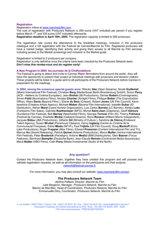 "Producers network" | PDF
