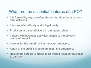 Producers' organisations | PPTX