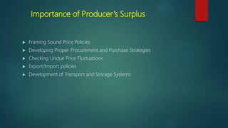 Producers surplus and market structure conduct performance | PPTX