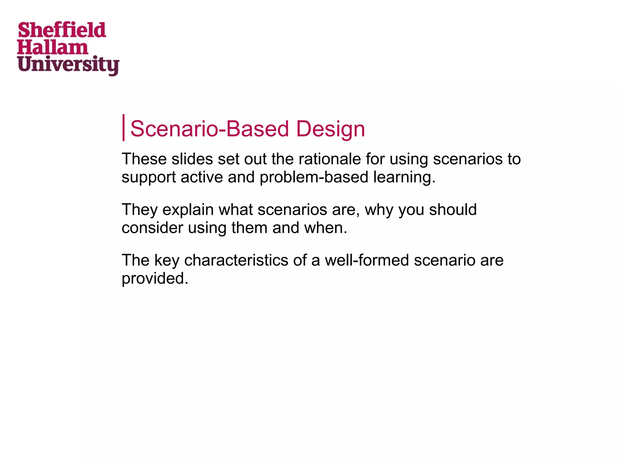Producing learning scenarios | PPT