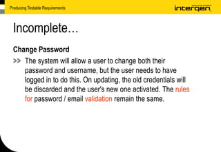 Producing Testable Requirements | PDF