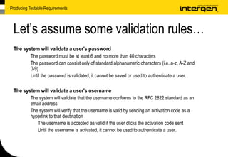 Producing Testable Requirements | PDF