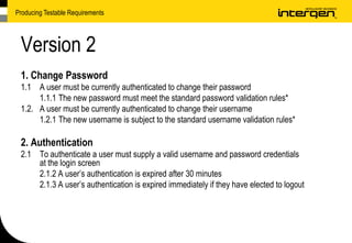 Producing Testable Requirements | PDF