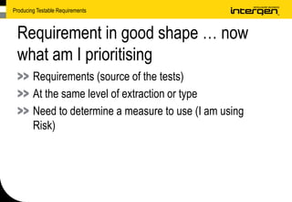 Producing Testable Requirements | PDF