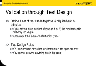 Producing Testable Requirements | PDF