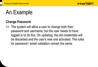Producing Testable Requirements | PDF