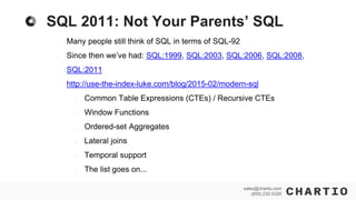 Producing and Analyzing Rich Data with PostgreSQL | PPT