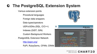 Producing and Analyzing Rich Data with PostgreSQL | PPT