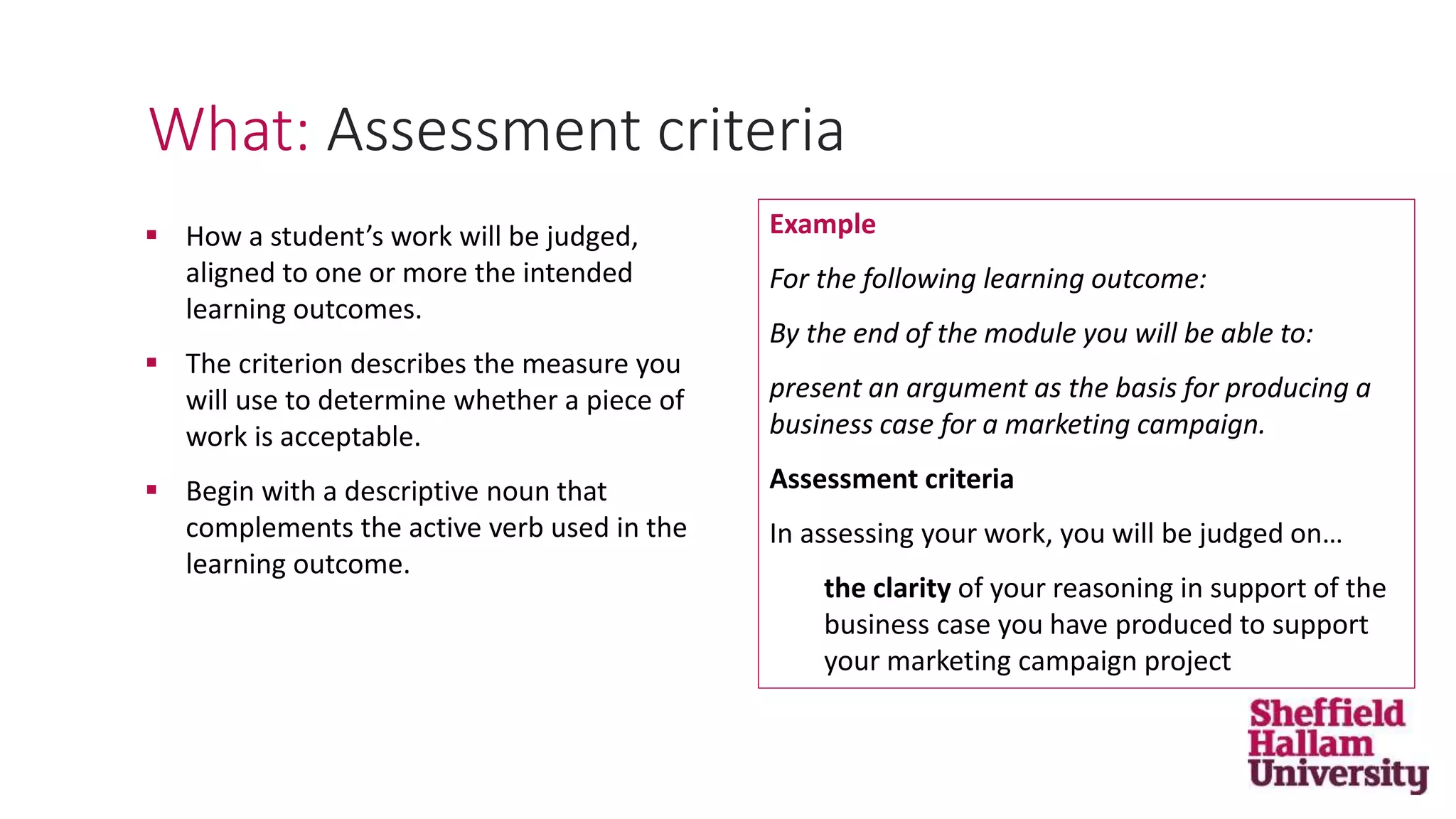 Writing Assessment Criteria and Performance Indicators - what & how? | PPTX